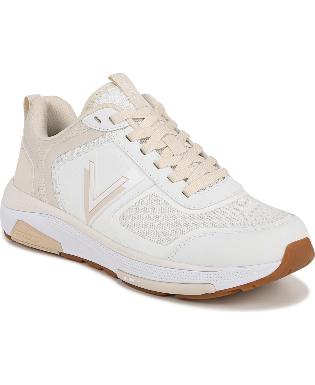 Click here for Vionic Womens Wstrider 001 Walking Shoes - White c... prices