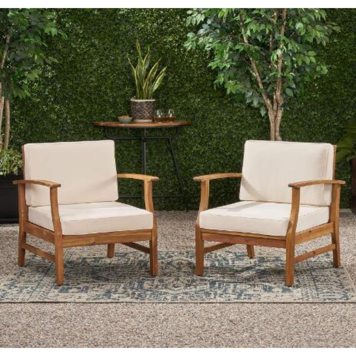 Click here for Streamdale Perla Club Chairs Set Of 2  Cream - Cre... prices