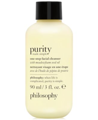 philosophy Purity Made Simple One-Step Facial Cleanser, 3 oz. - Macy's