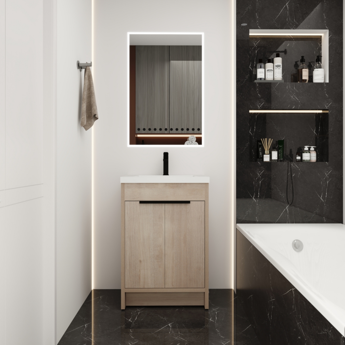 Click here for Eco-Friendly Freestanding Bathroom Vanity with Adj... prices