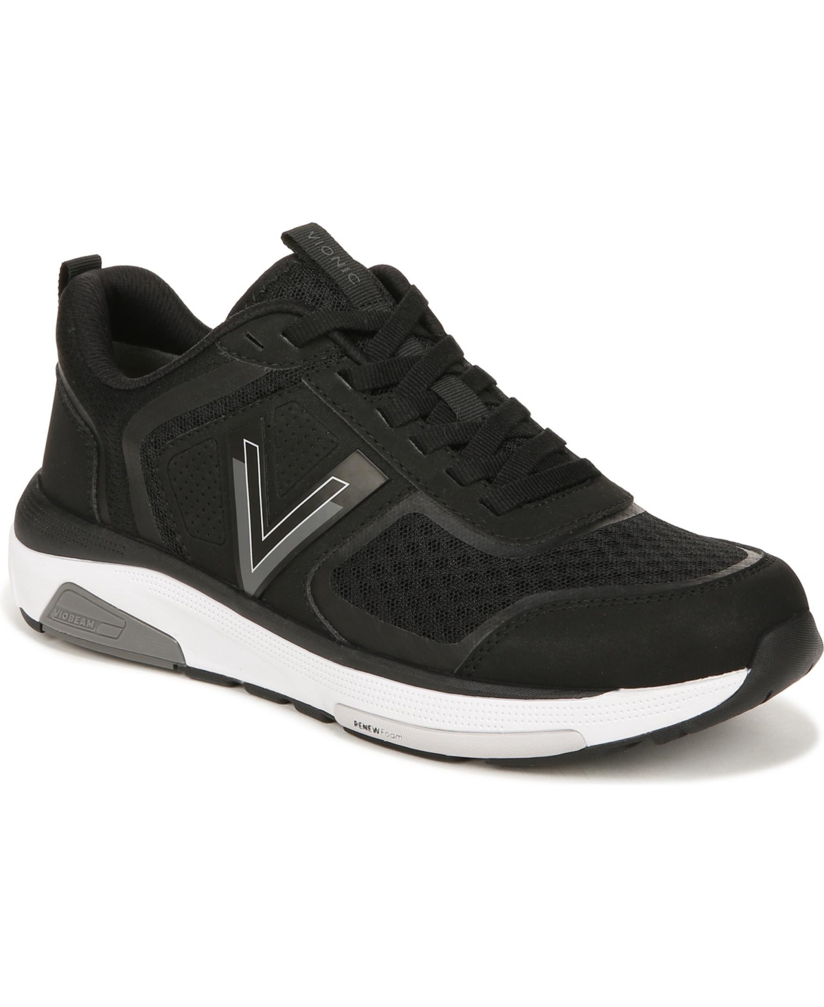 Click here for Vionic Womens Wstrider 001 Walking Shoes - Black c... prices
