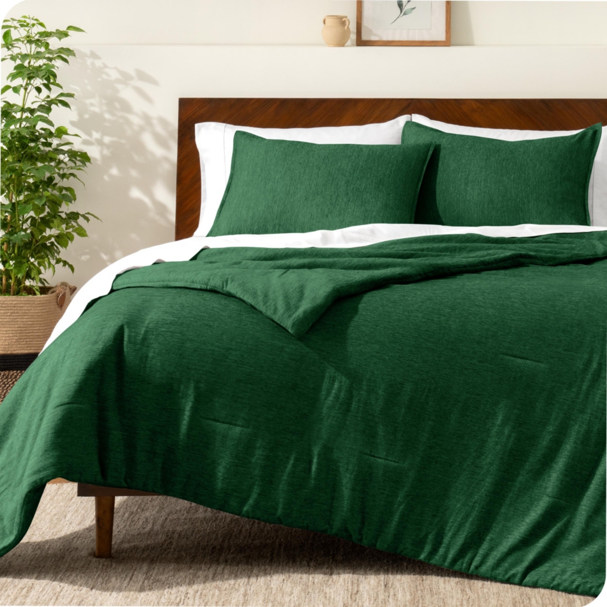 Click here for Bare Home Down Alternative Comforter Set - Heather... prices