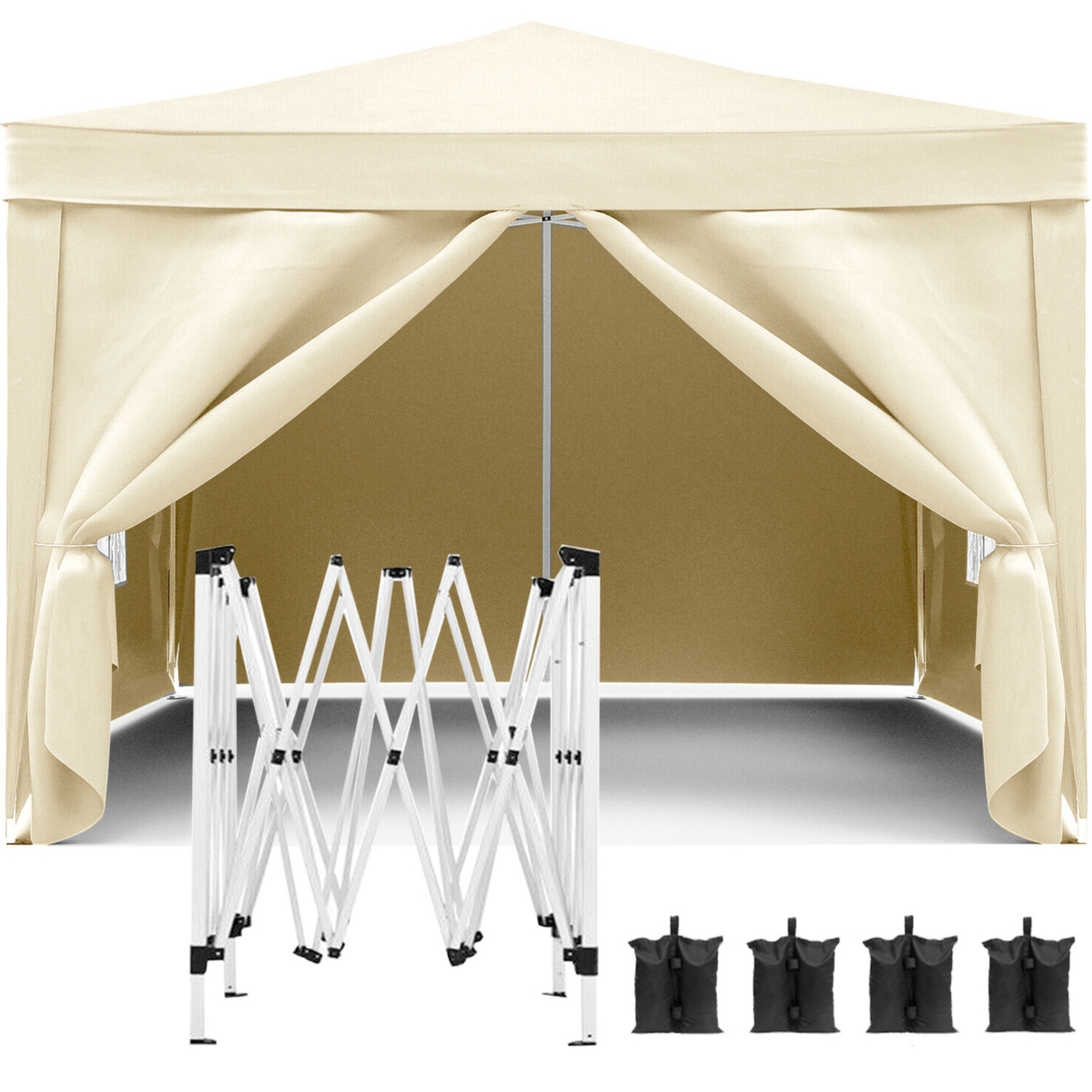 Click here for Streamdale 10x10 Pop-Up Canopy with Sidewalls - Be... prices