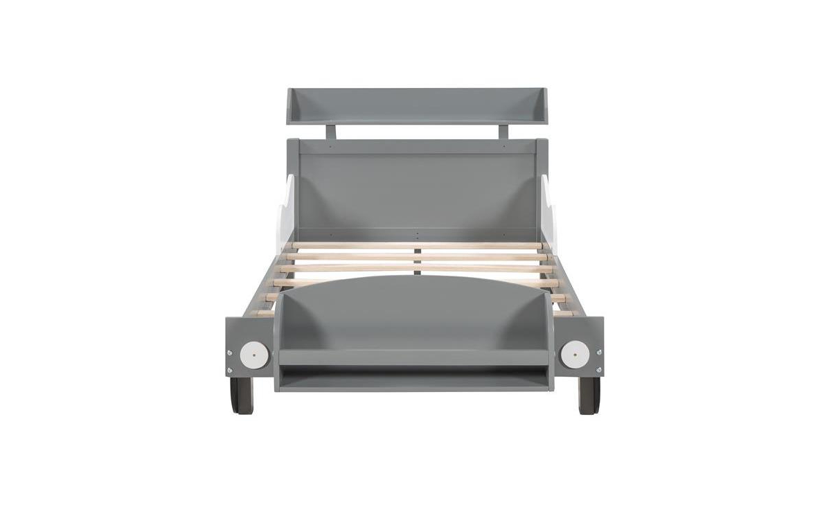 Click here for Slickblue Twin Size Car-Shaped Platform Bed Twin B... prices