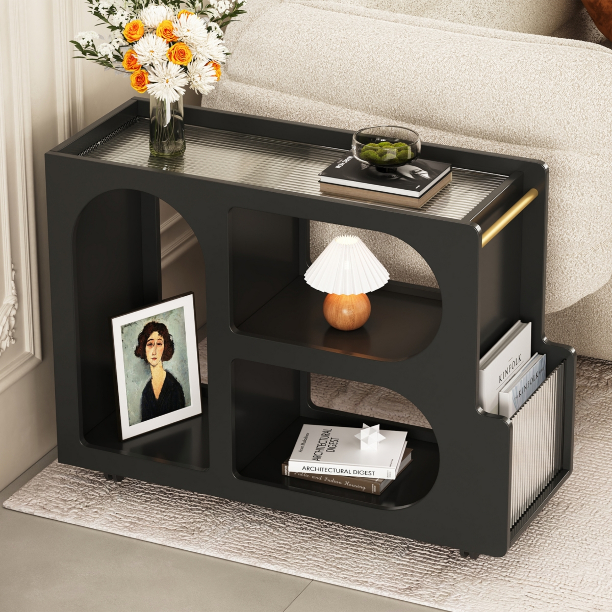 Click here for Streamdale Furniture Lockable Mobile End Table wit... prices