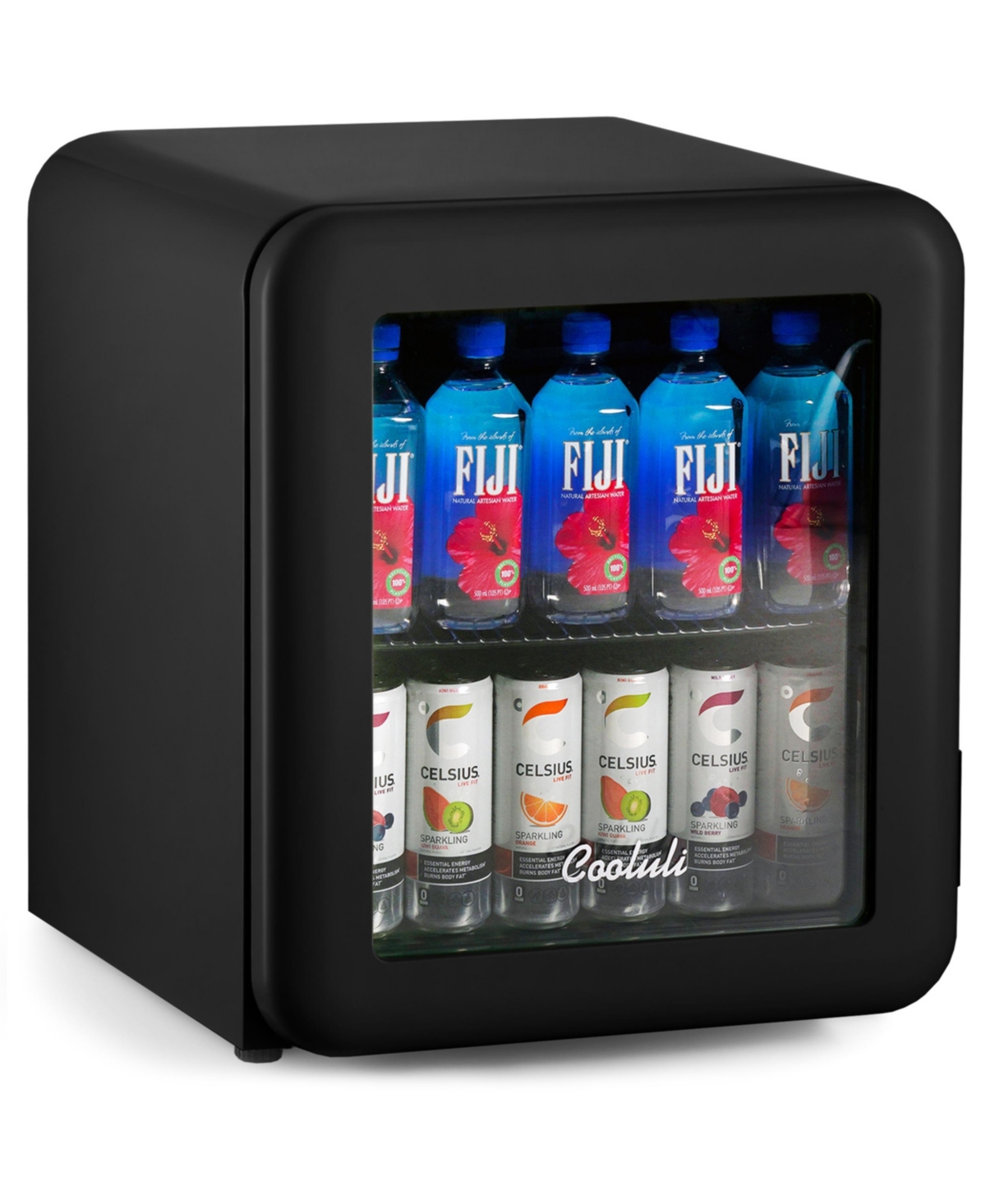 Click here for Cooluli Decor 1.7 cuft Glass Beverage Cooler - Bla... prices