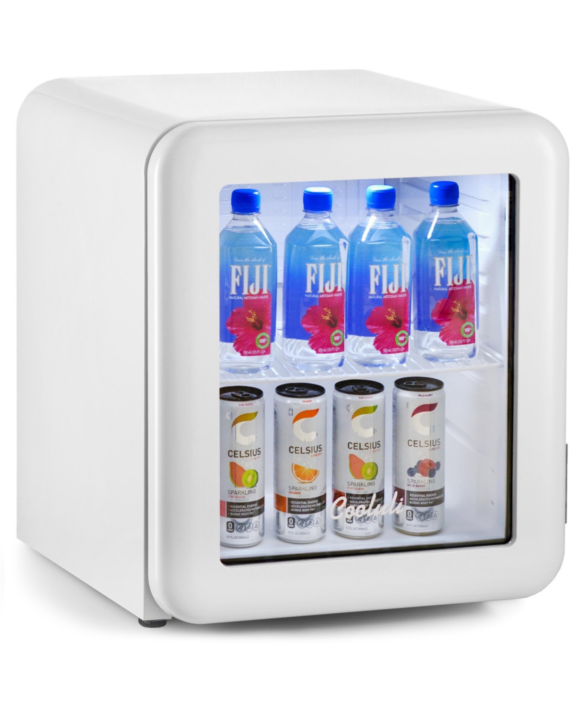 Click here for Cooluli Decor 1.7 cuft Glass Beverage Cooler - Whi... prices