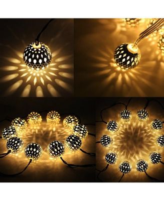 Twinkle Star LED Globe String Lights Moroccan Party Hanging Lights ...