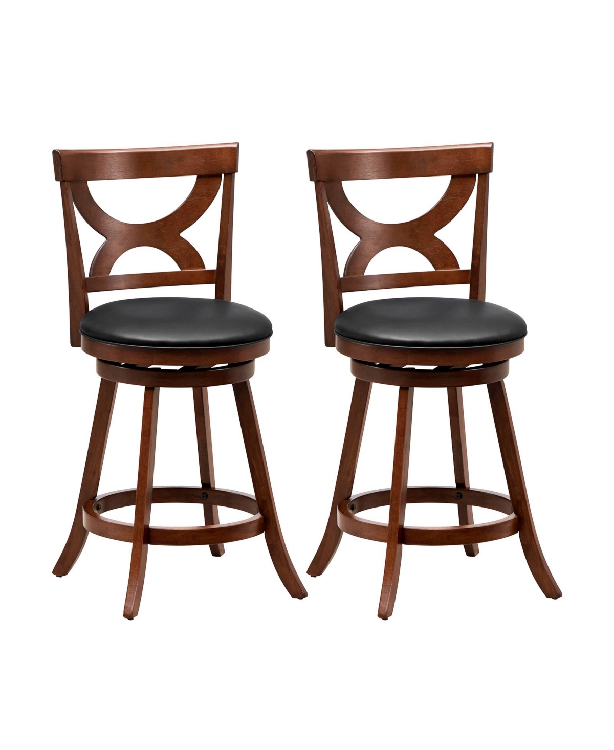 Click here for Sugift Swivel Bar Stools Set of 2 with Soft Cushio... prices