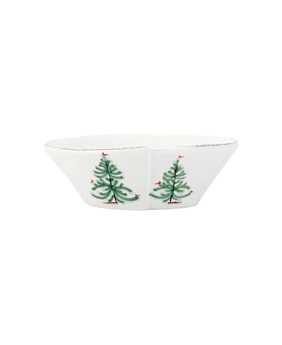Click here for Vietri Lastra Holiday Small Oval Bowl - Green prices
