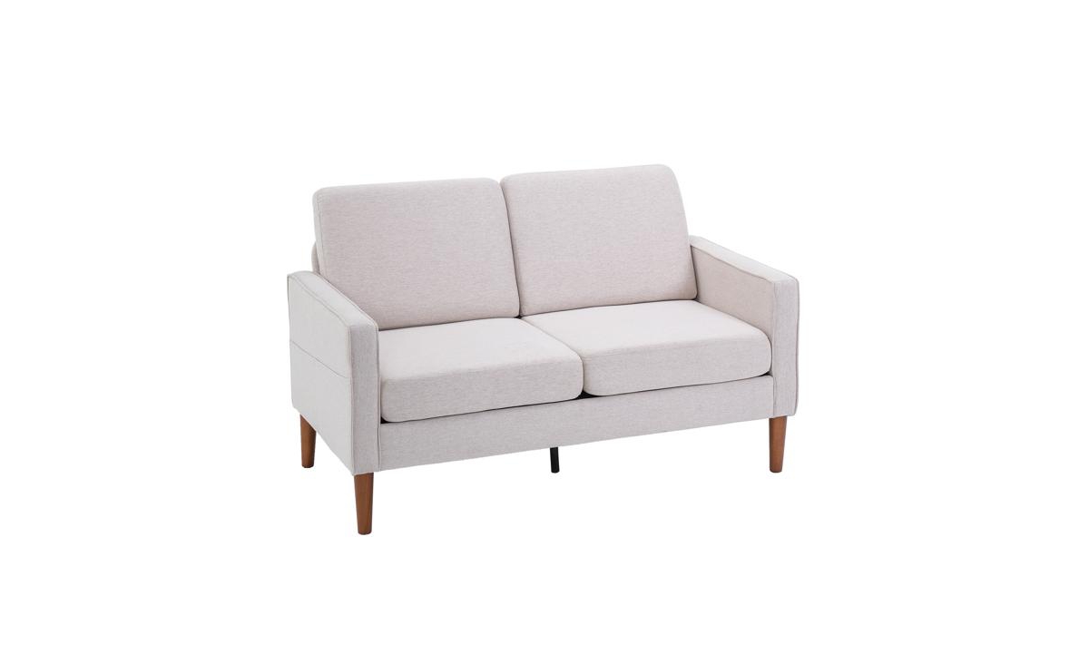 Click here for Slickblue Linen Double Seat Modular Sofa with Soli... prices