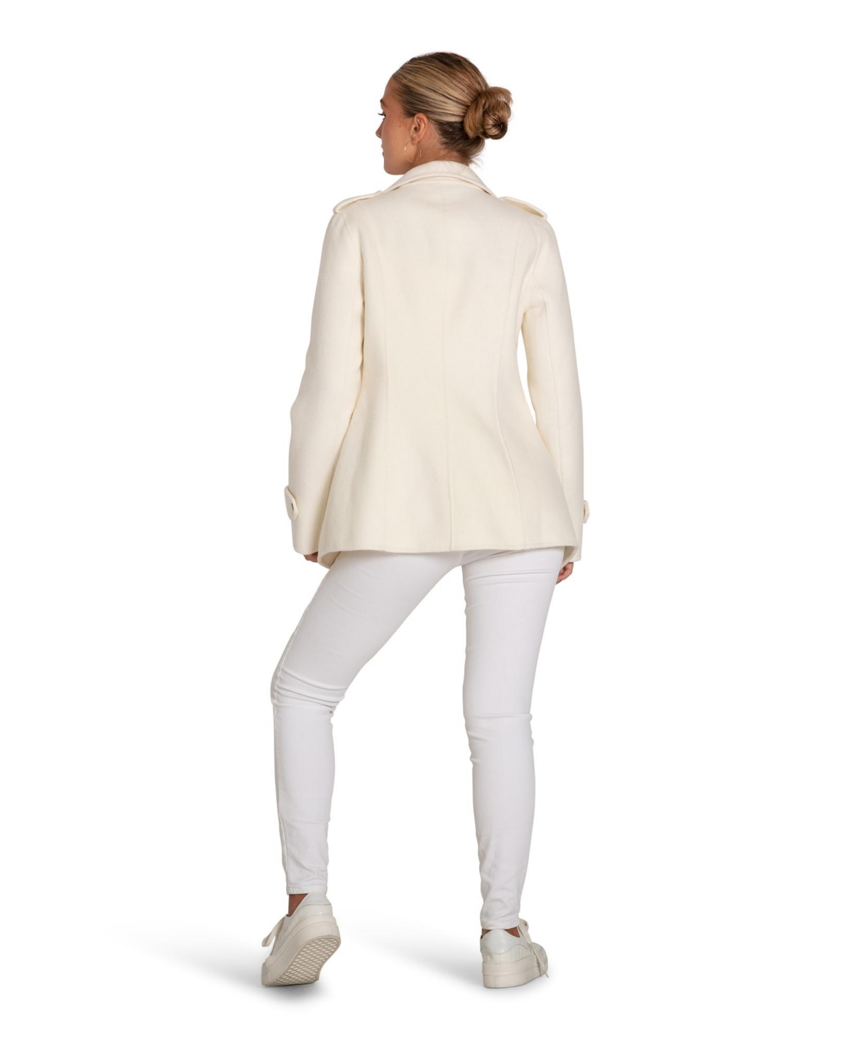 Click here for Belle & Bloom Womens Bad Girl Wool Blend Moto Coat... prices