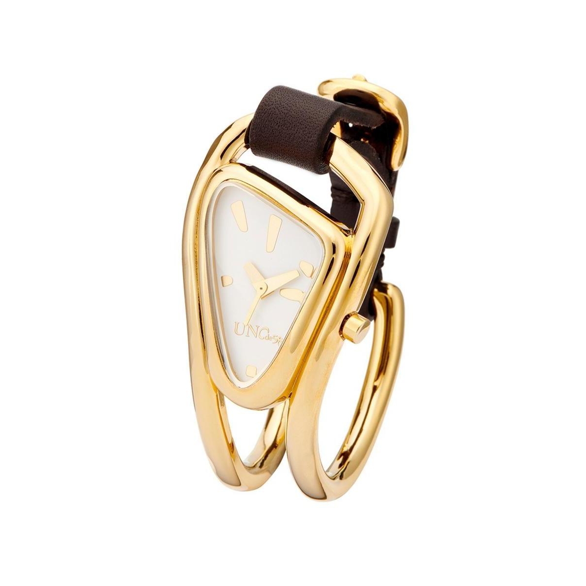 Click here for UNOde50 Womens 18K Gold-Plated Leather and Metal W... prices