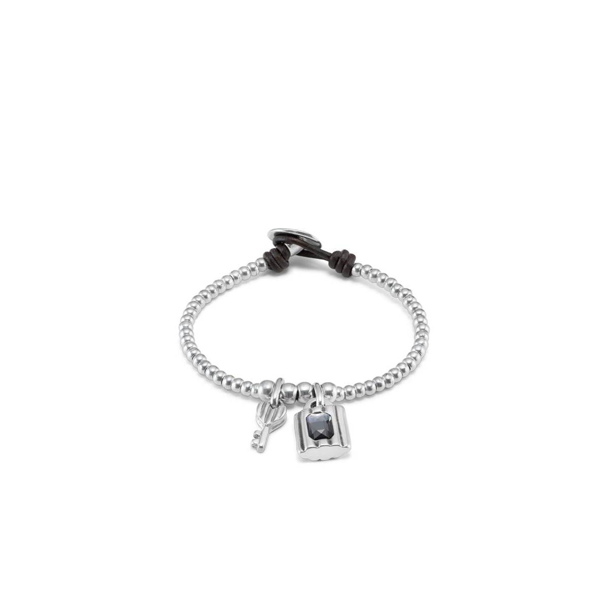 Click here for UNOde50 Center Lock and Key Metal Alloy Bracelet -... prices