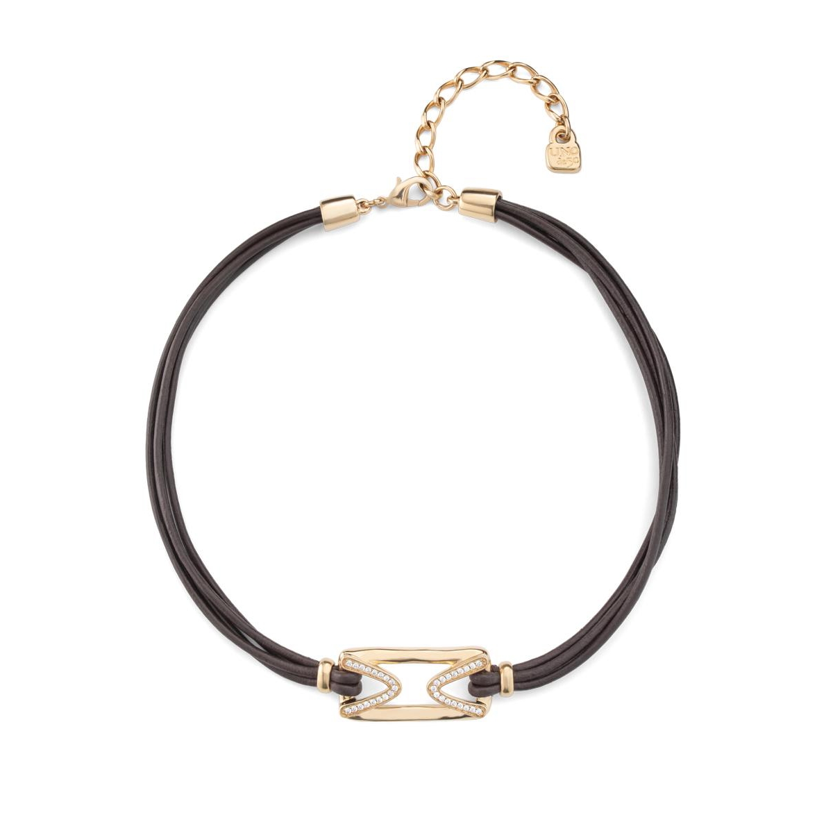 Click here for UNOde50 Topaz and Carabiner Clasp Metal Alloy Neck... prices