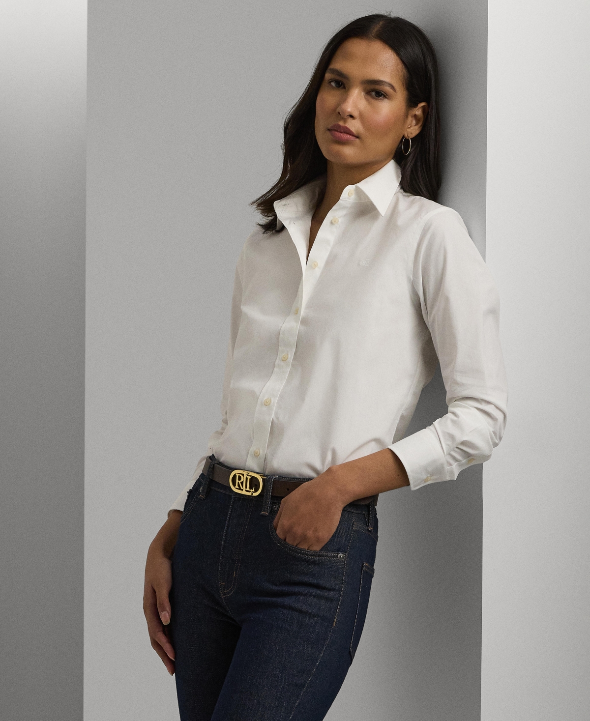 Click here for Lauren Ralph Lauren Petite Non-Iron Straight-Fit S... prices