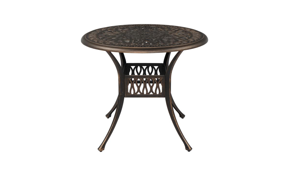 Click here for Slickblue Round Top Courtyard Cast Aluminum Table... prices