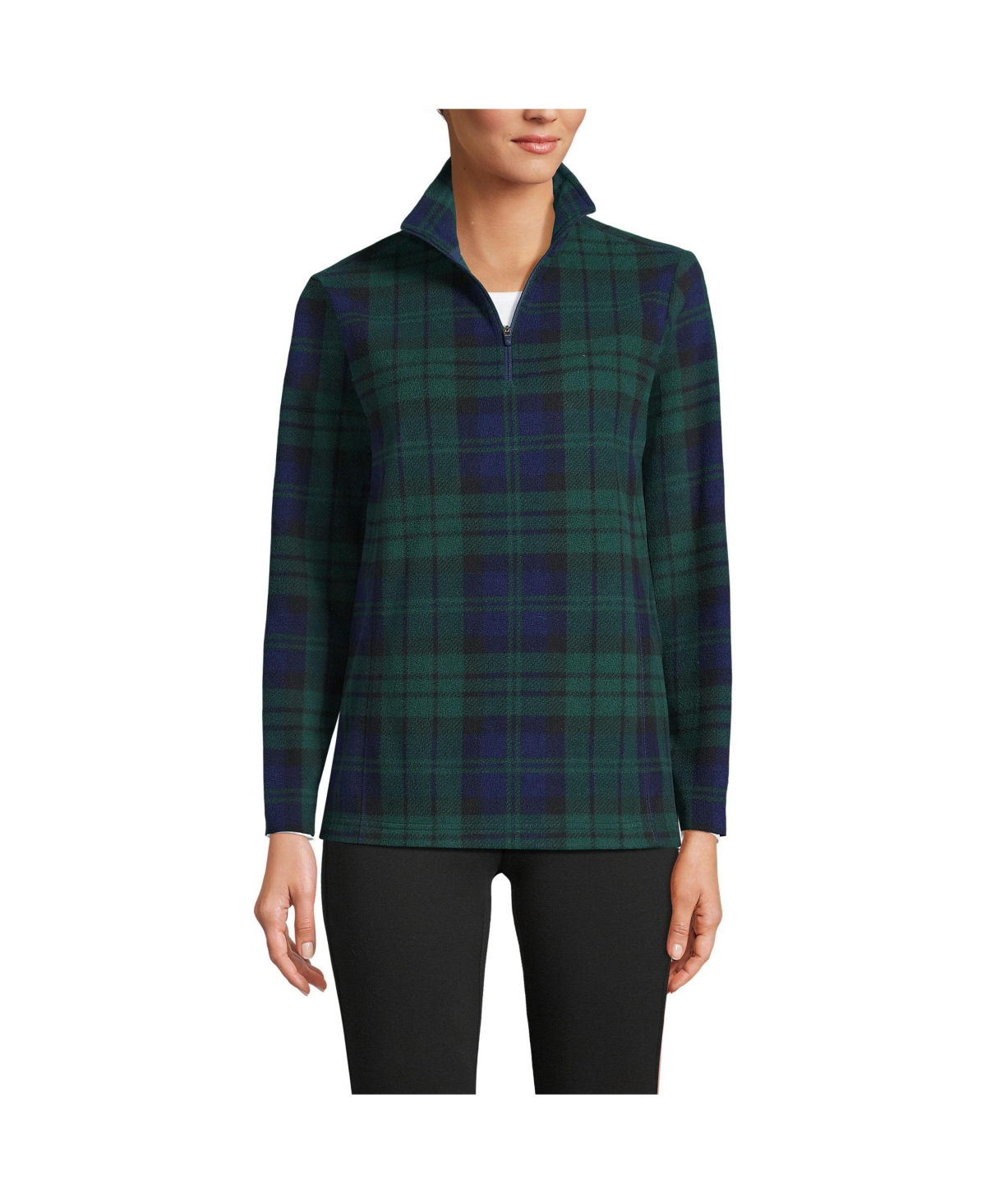 Click here for Lands End Womens Anyweather Fleece Quarter Zip Pul... prices