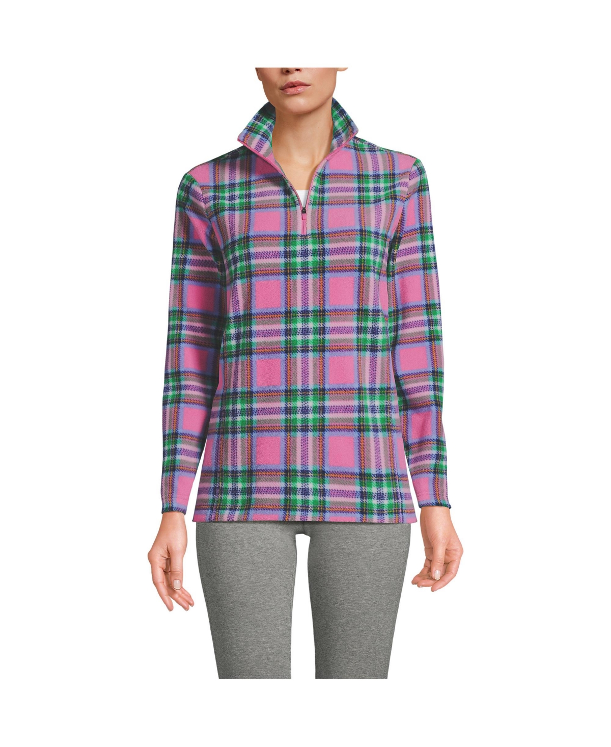 Click here for Lands End Womens Anyweather Fleece Quarter Zip Pul... prices