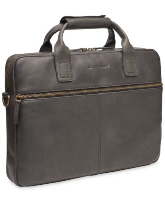 Johnston & Murphy Men's Leather Briefcase - Macy's
