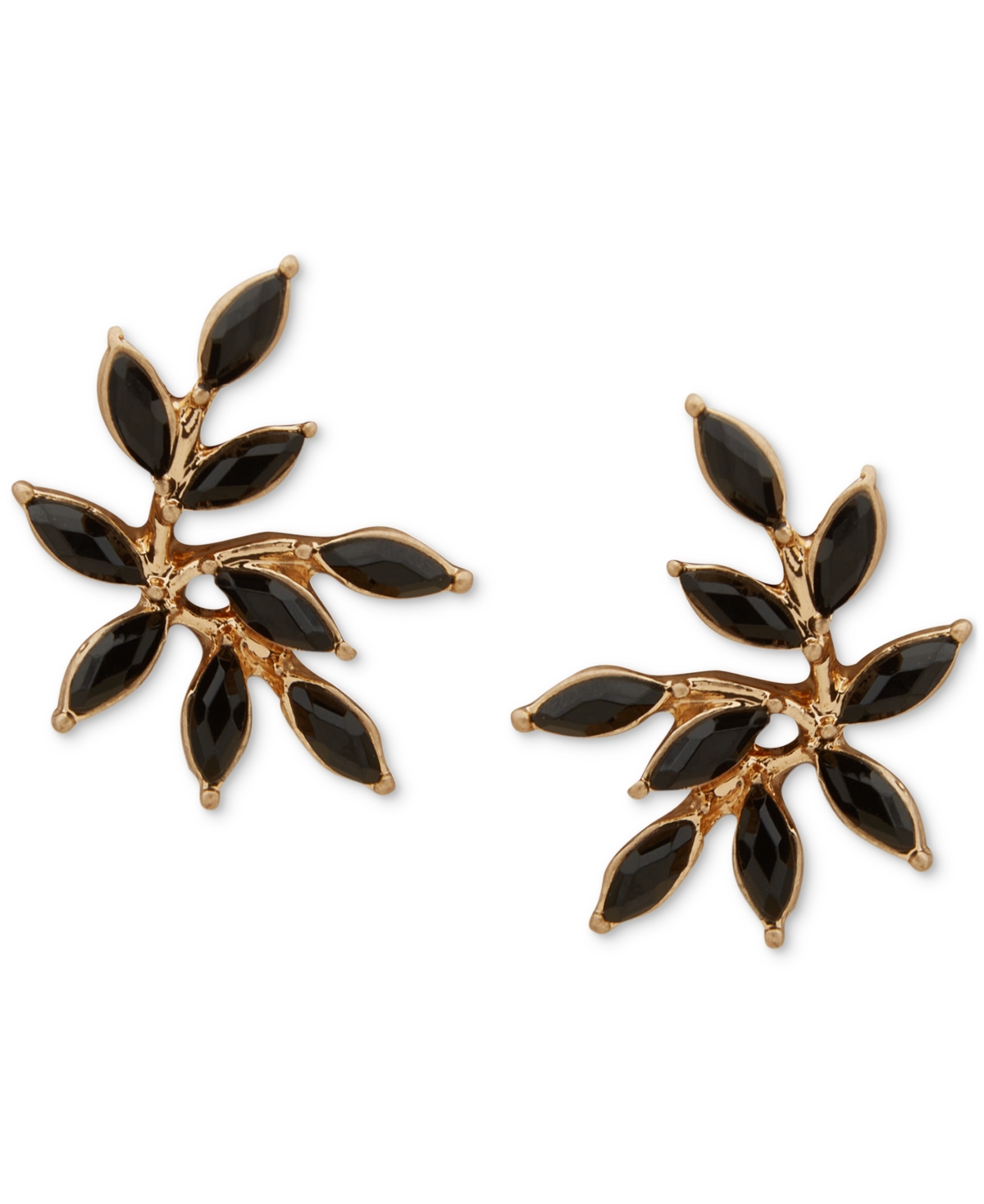 Click here for lonna & lilly Gold-Tone Faux Colored Leaf Stud Ear... prices