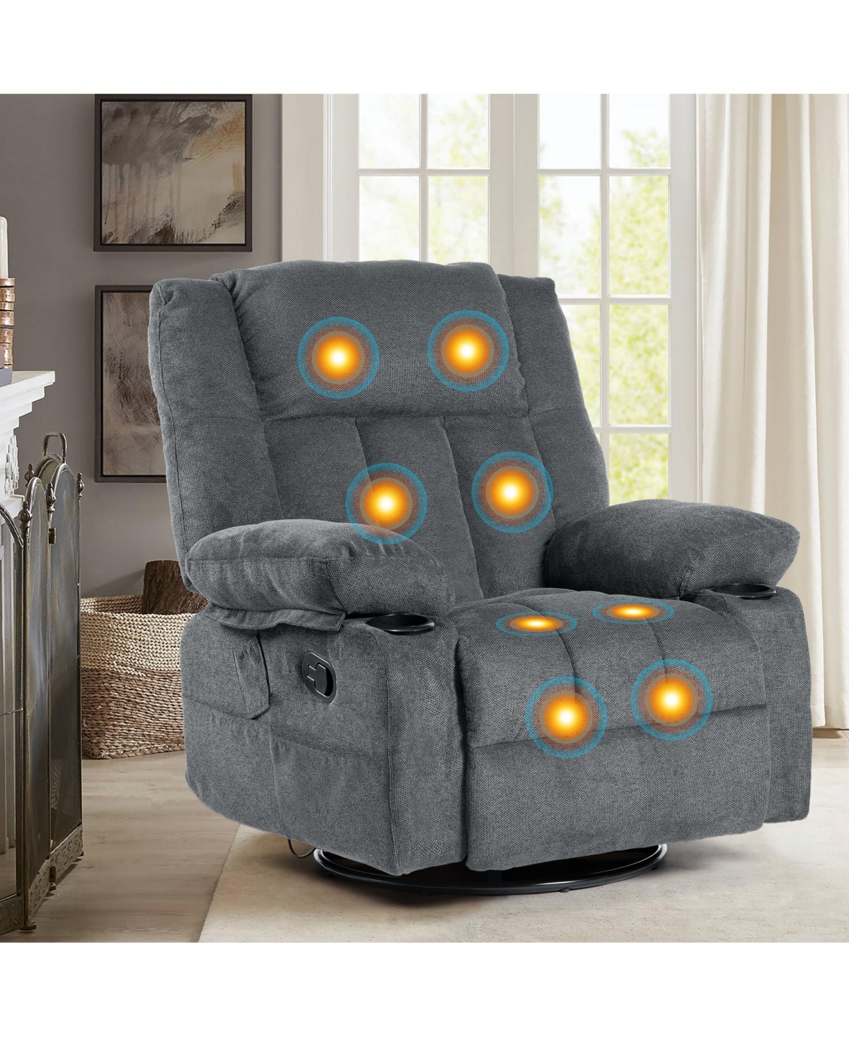 Click here for Ultimate Comfort Electric Swivel Recliner with Mas... prices