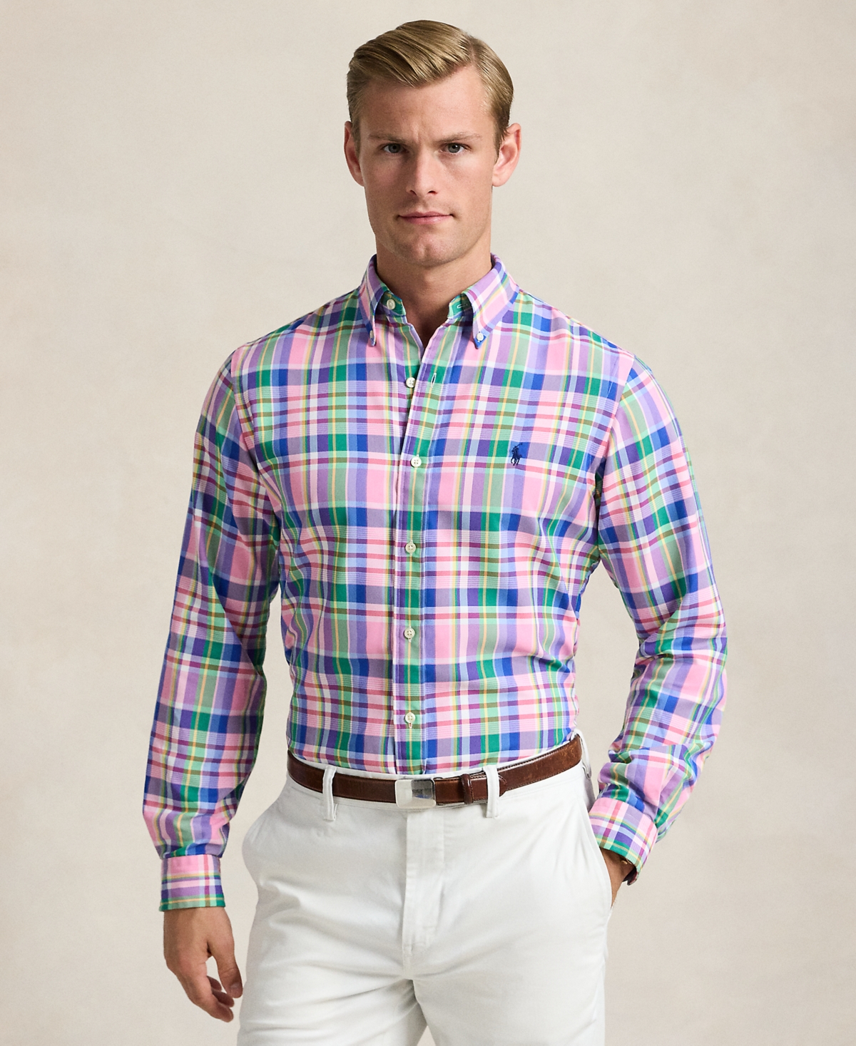 Click here for Polo Ralph Lauren Mens Classic-Fit Performance Oxf... prices