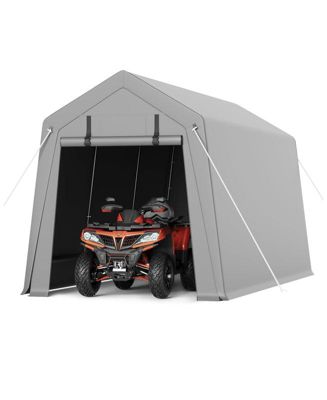gaomon 10' x 15' Motorcycle Storage Shed, Heavy Duty Portable Tent with ...