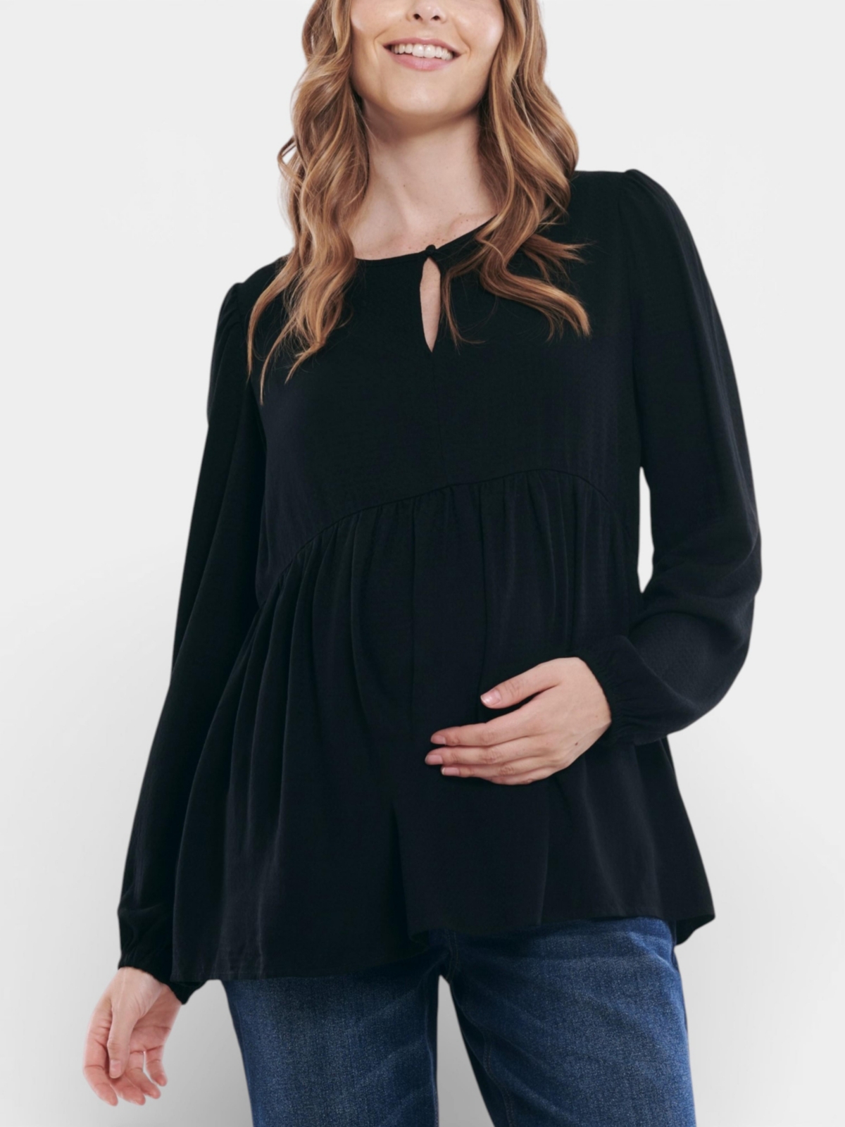 Click here for Motherhood Maternity Maternity Long Sleeve Empire... prices