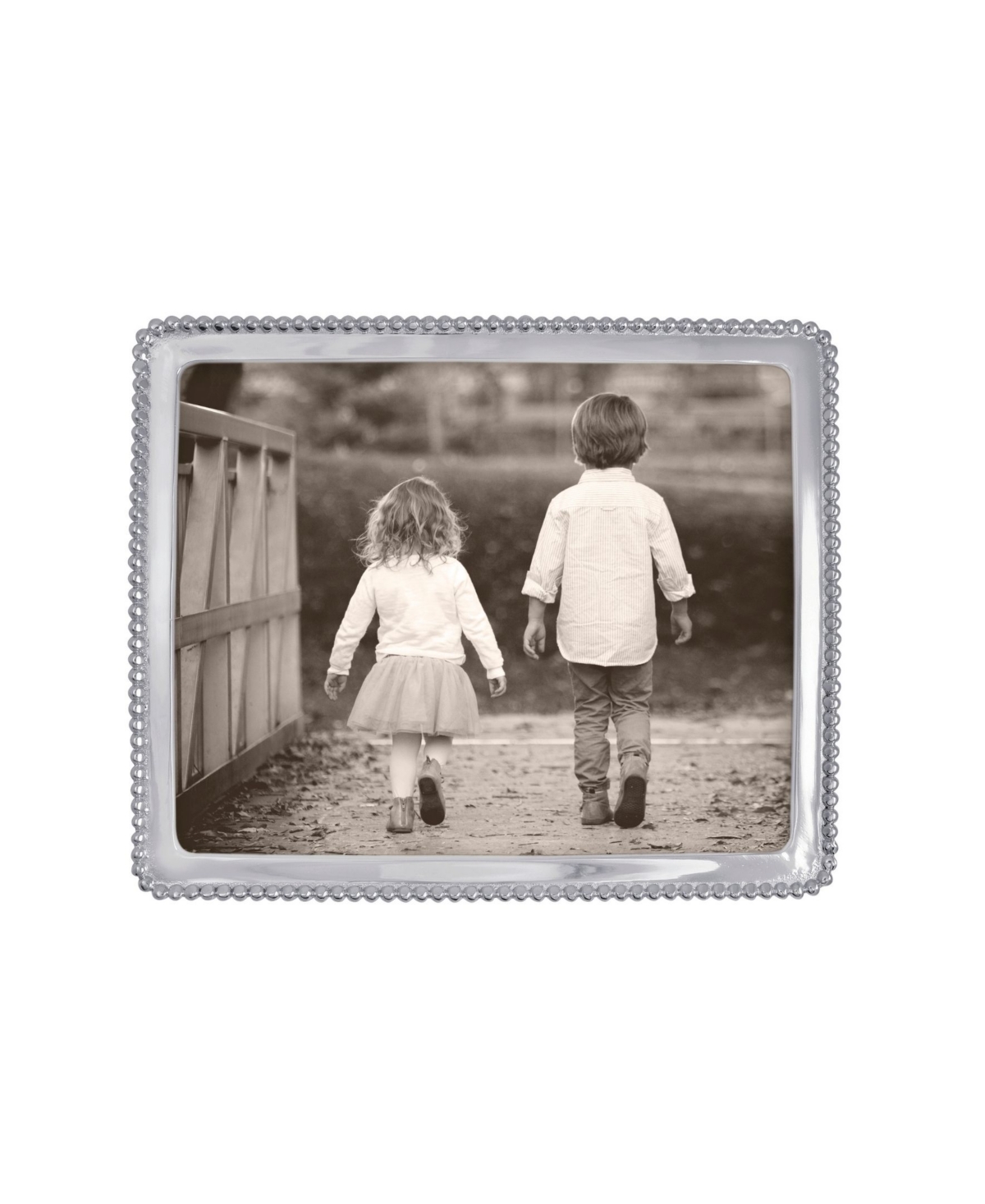 Click here for Mariposa Beaded Frame  8x10 - Silver prices