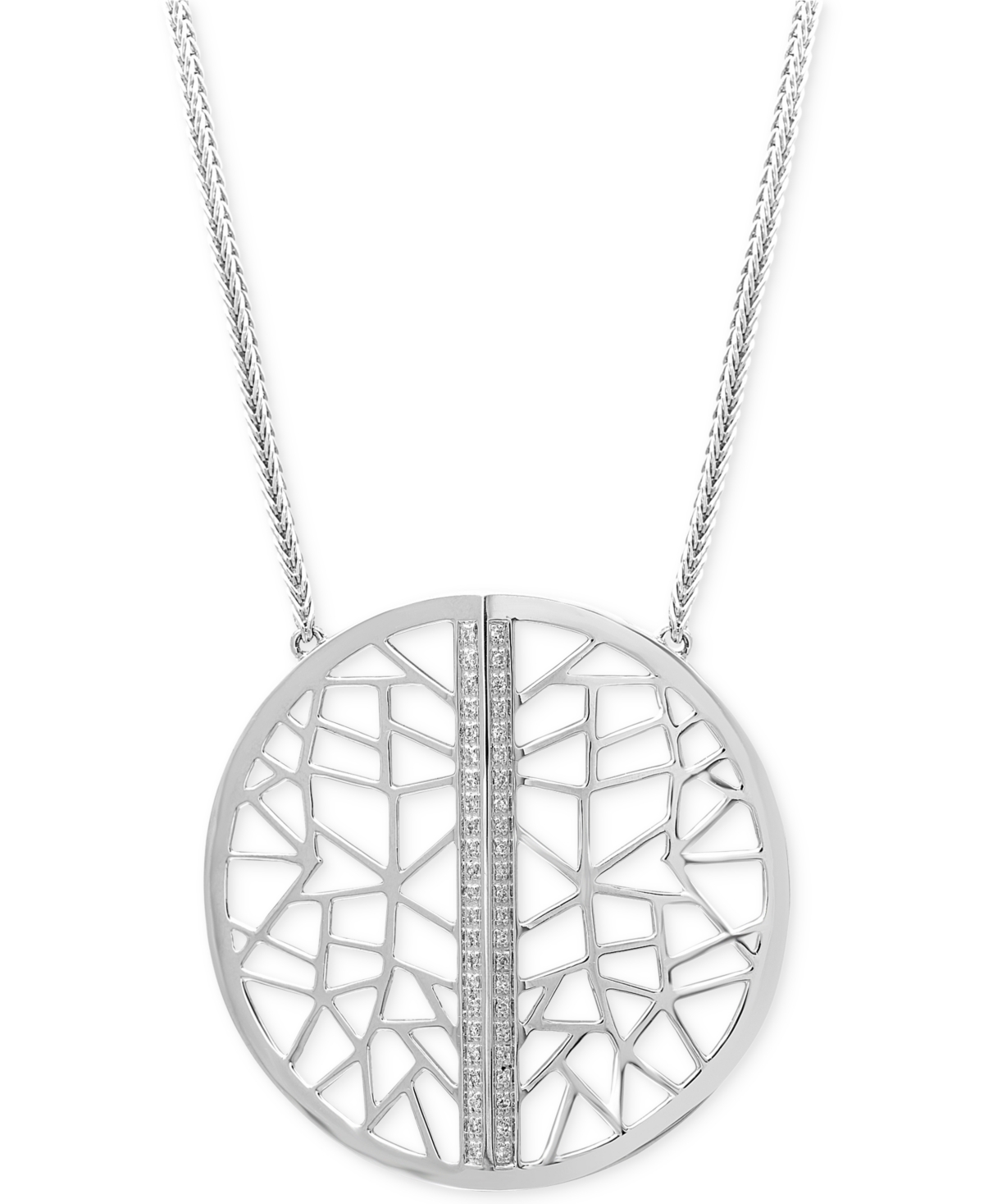 Click here for Geo by Effy Diamond Openwork Pendant Necklace (1/5... prices