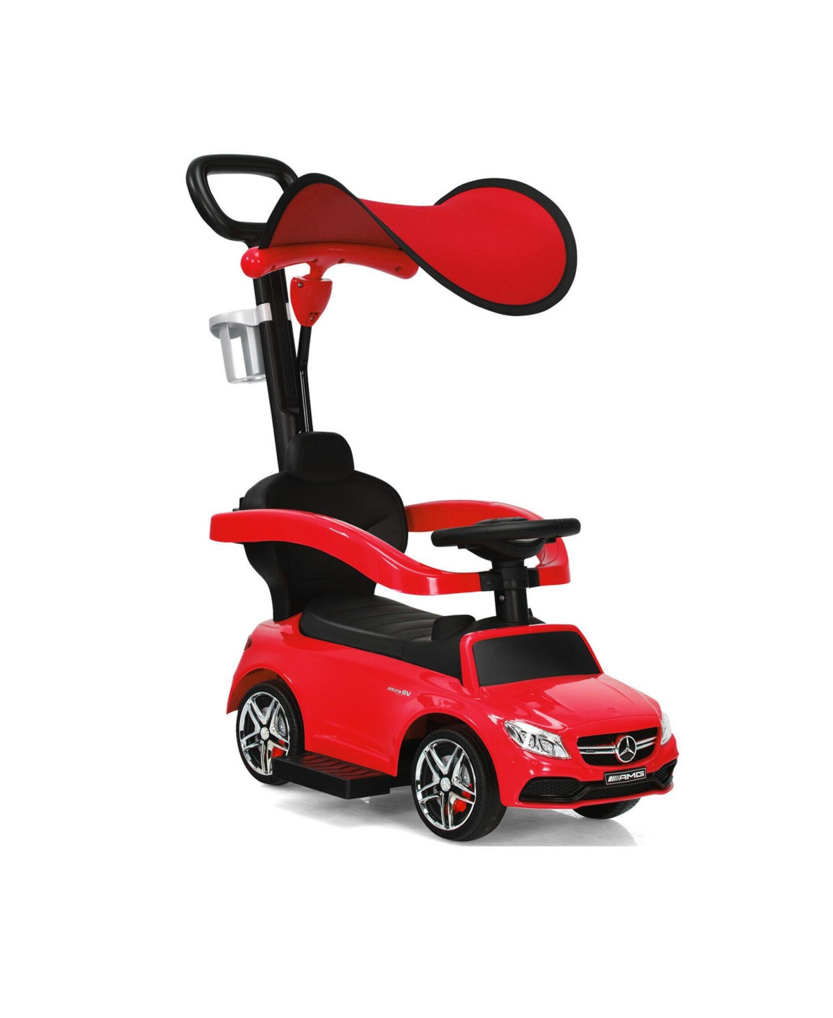 Click here for Sugift 3-in-1 Mercedes Benz Ride-on Toddler Slidin... prices