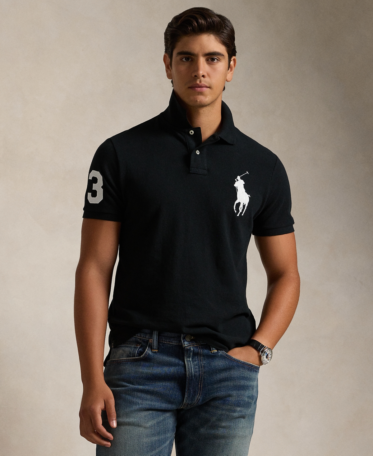 Click here for Polo Ralph Lauren Mens Big Pony Custom Slim Fit Me... prices