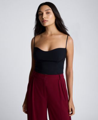 Kenneth Cole Women's Sweetheart Neck Bustier Cami Top - Macy's