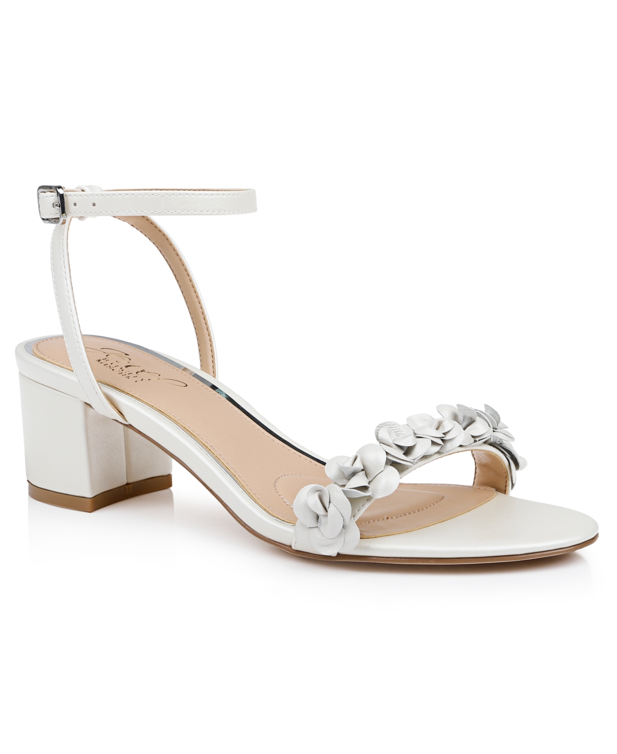 Click here for Jewel Badgley Mischka Womens Sawyer Block Heel Dre... prices