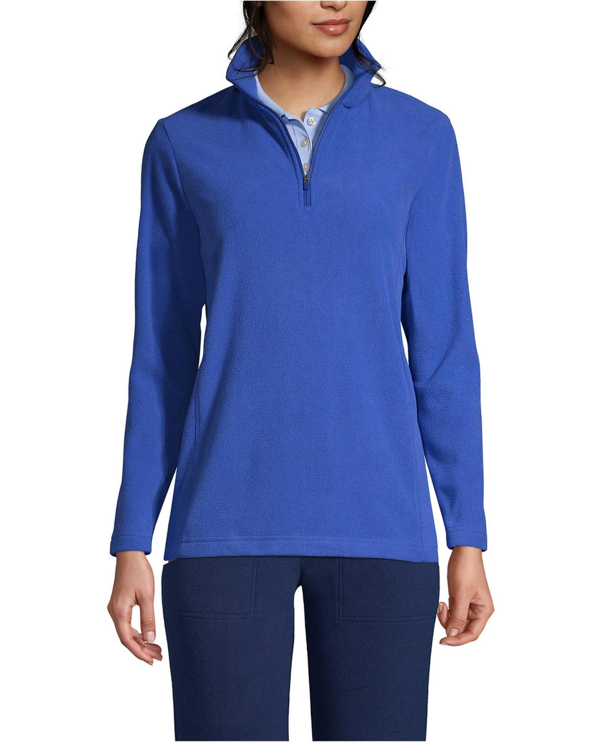 Click here for Lands End Womens Thermacheck 100 Fleece Quarter Zi... prices