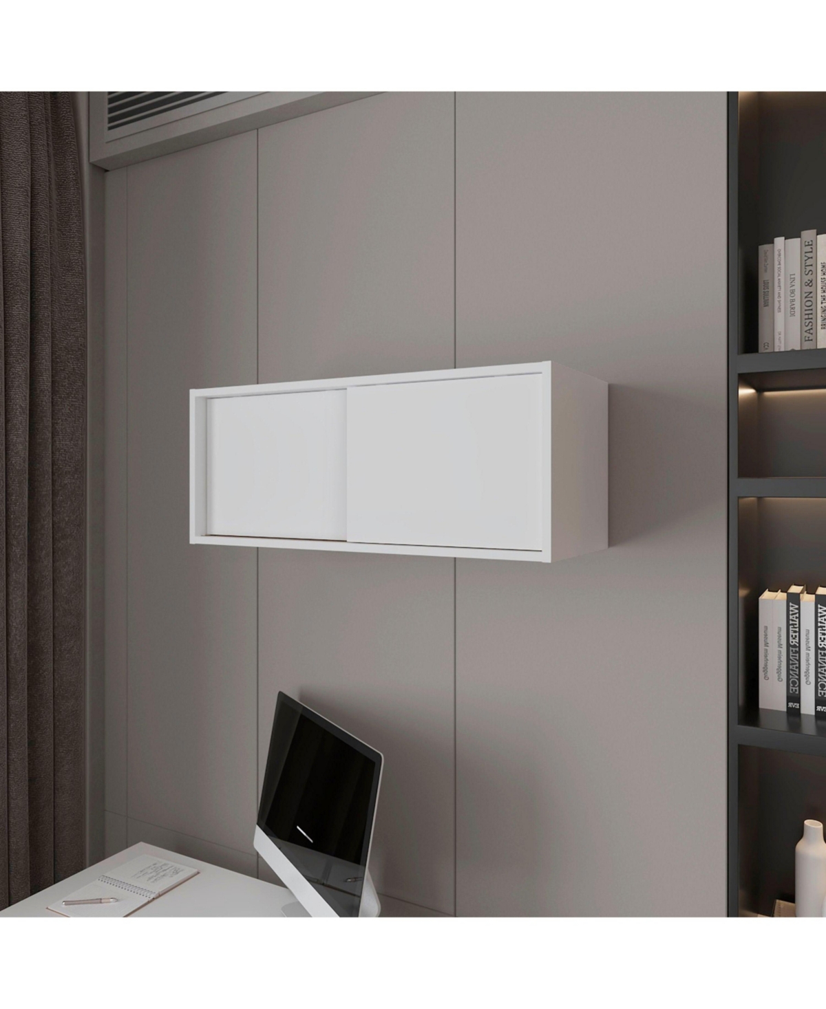 Click here for Fm Furniture Anegam Floating Cabinet with Sliding... prices