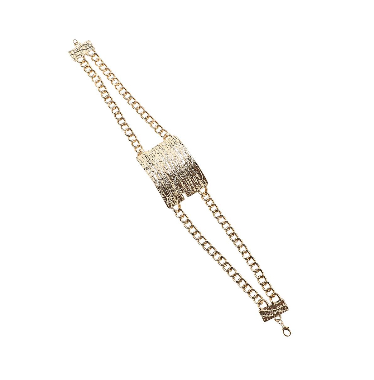 Click here for Sohi Womens Ripple Choker Necklace - Gold prices