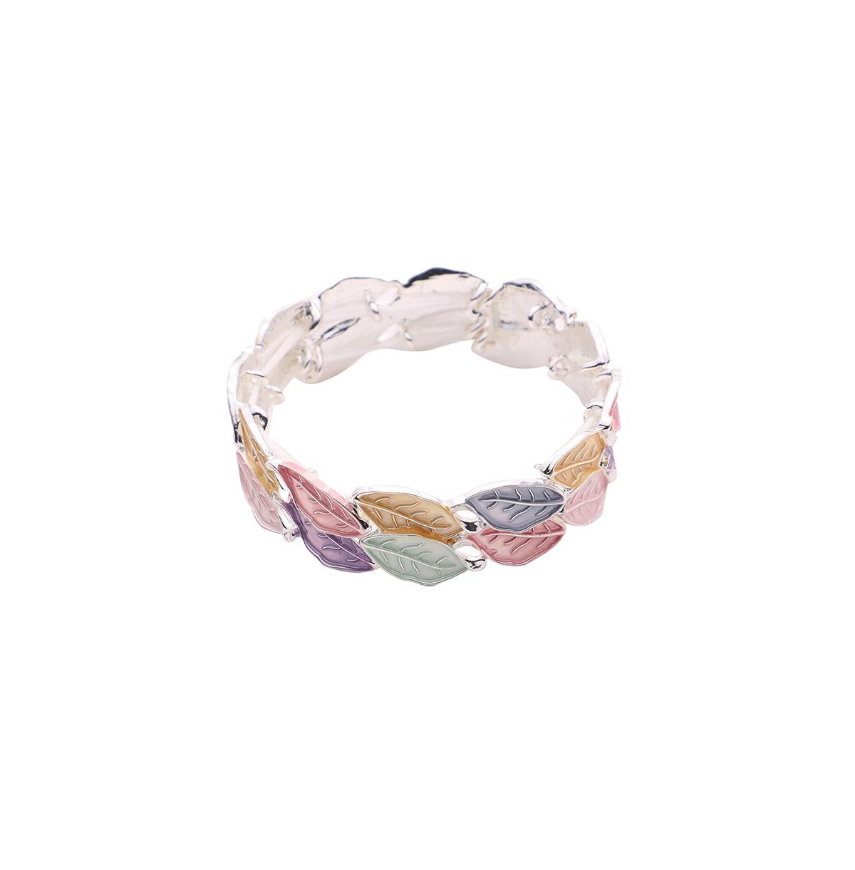 Click here for Sohi Womens Metallic Leaf Bracelet - Gold prices