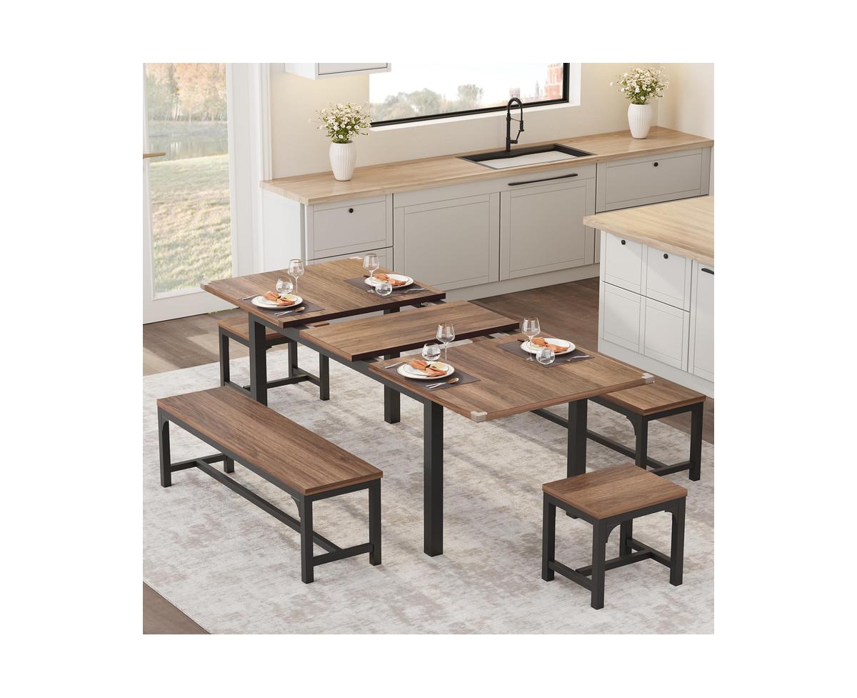 Click here for gaomon 5-Piece Dining Table Set for 4-6  63 Extend... prices