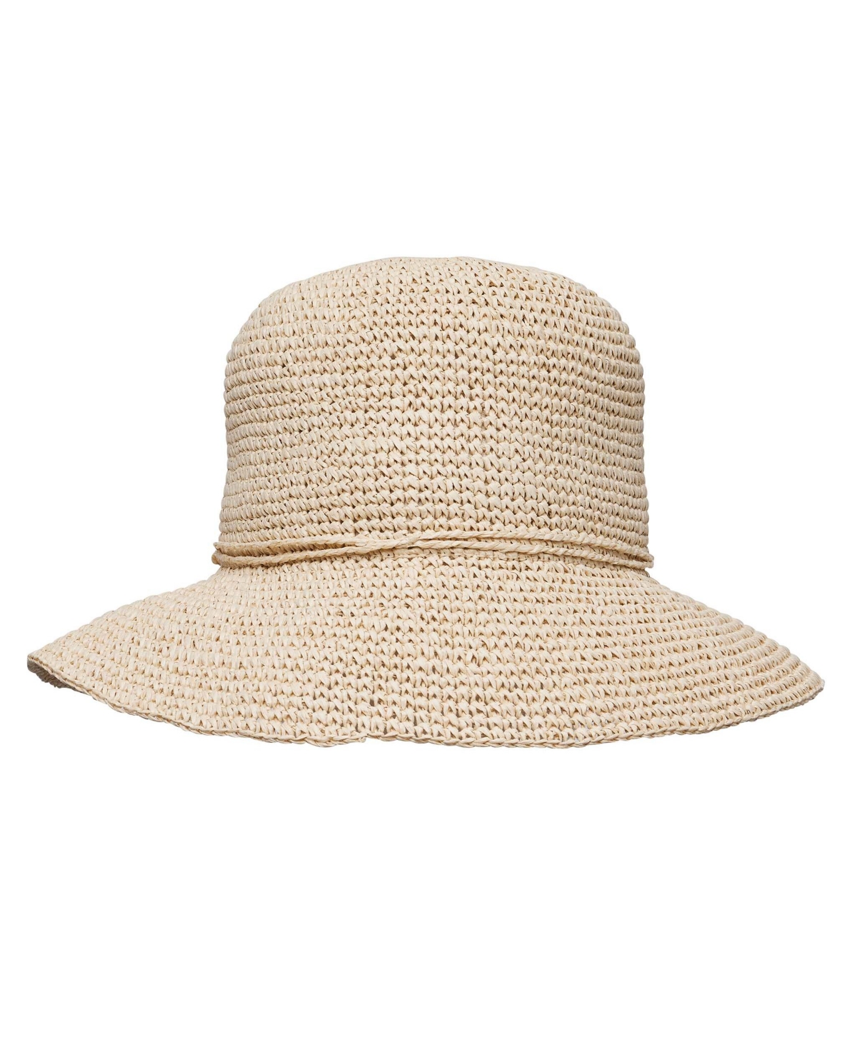 Click here for Snapper Rock Girls Packable Wide Brim Hat - Natura... prices