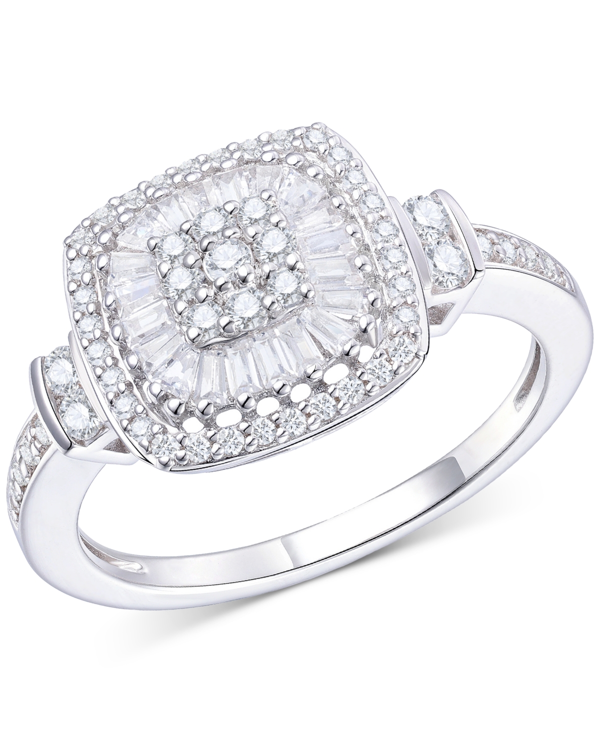Click here for Diamond Vintage-Inspired Ring (1/2 ct. t.w.) in 14... prices