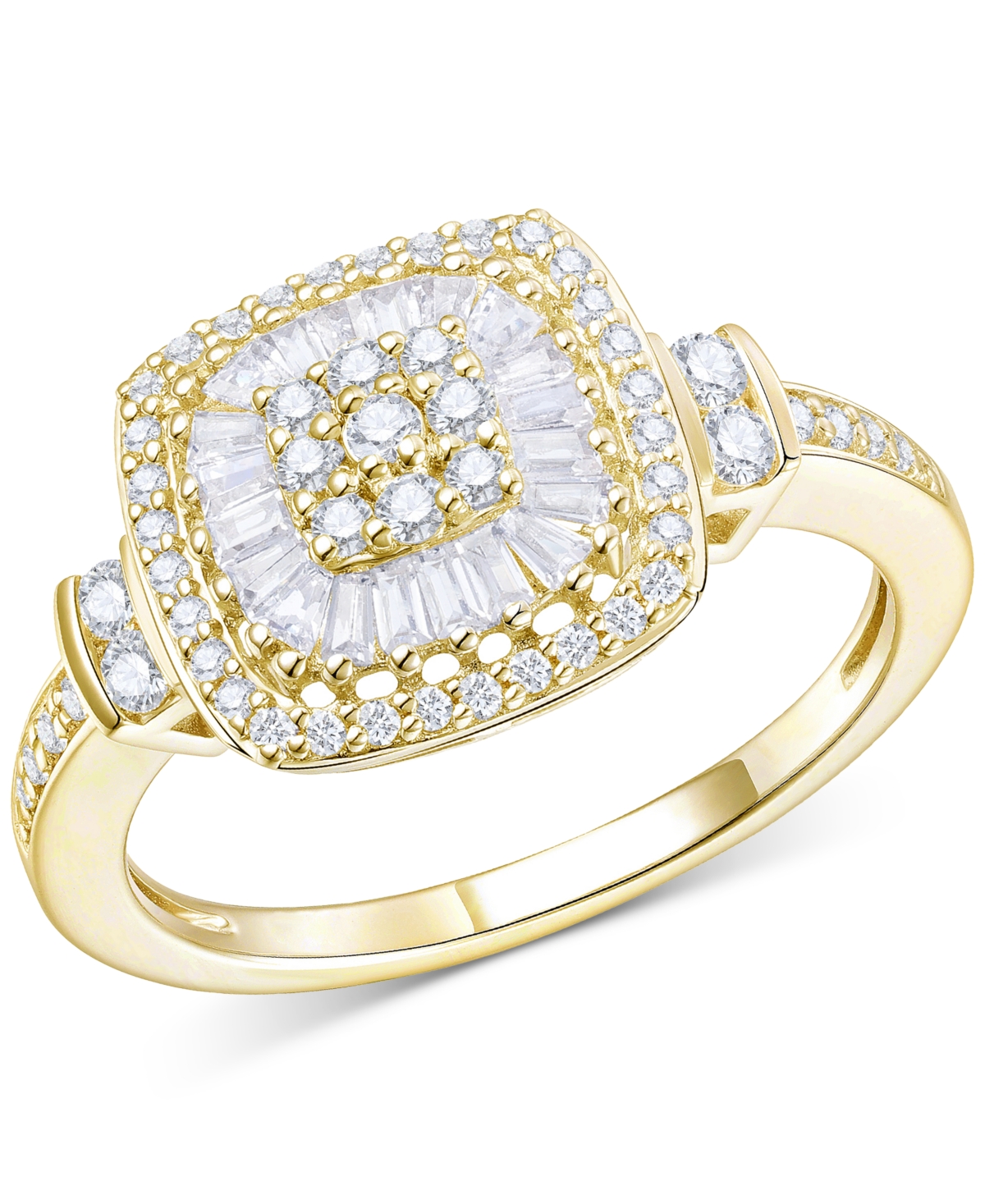 Click here for Diamond Vintage-Inspired Ring (1/2 ct. t.w.) in 14... prices