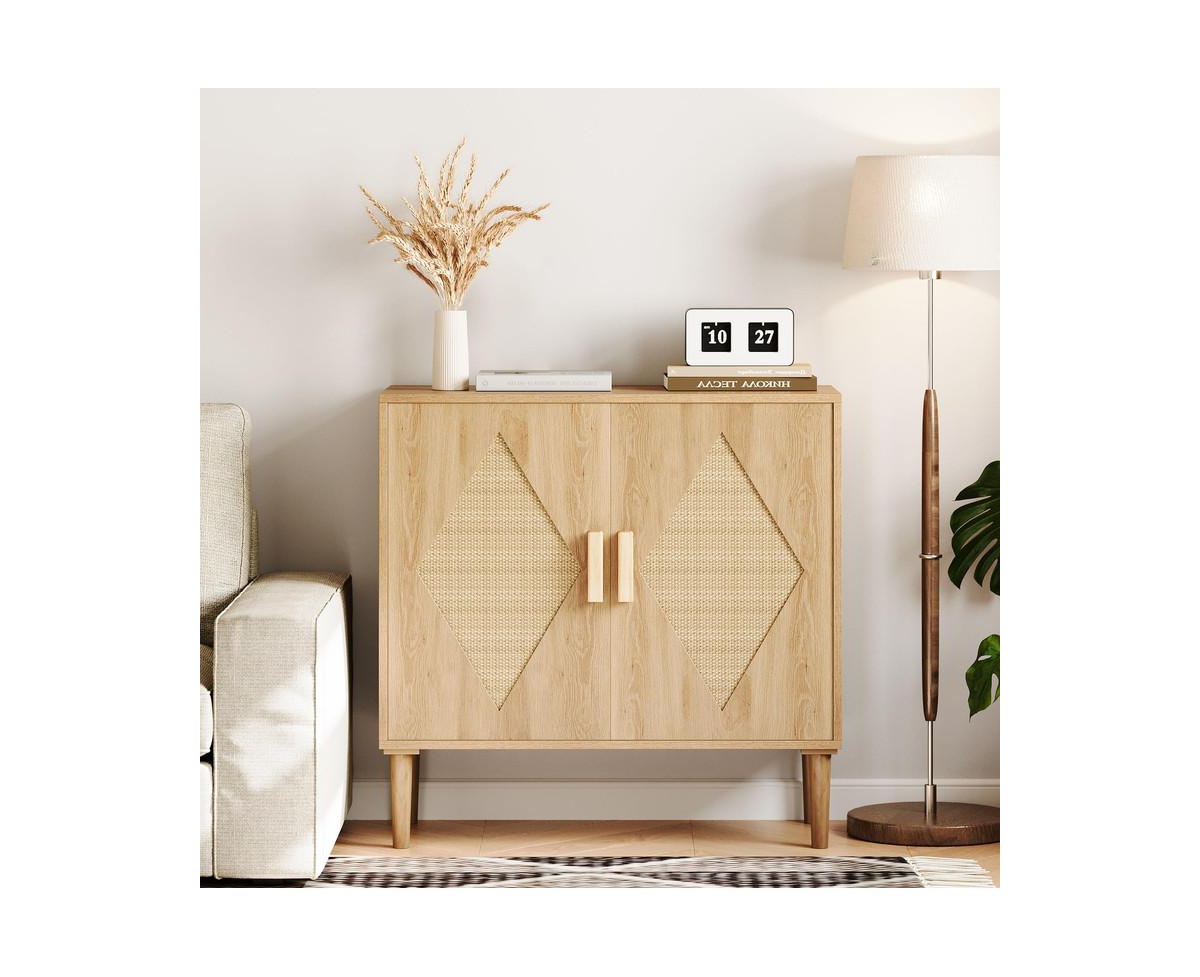 Click here for gaomon Modern Rattan Sideboard Buffet Storage Cabi... prices
