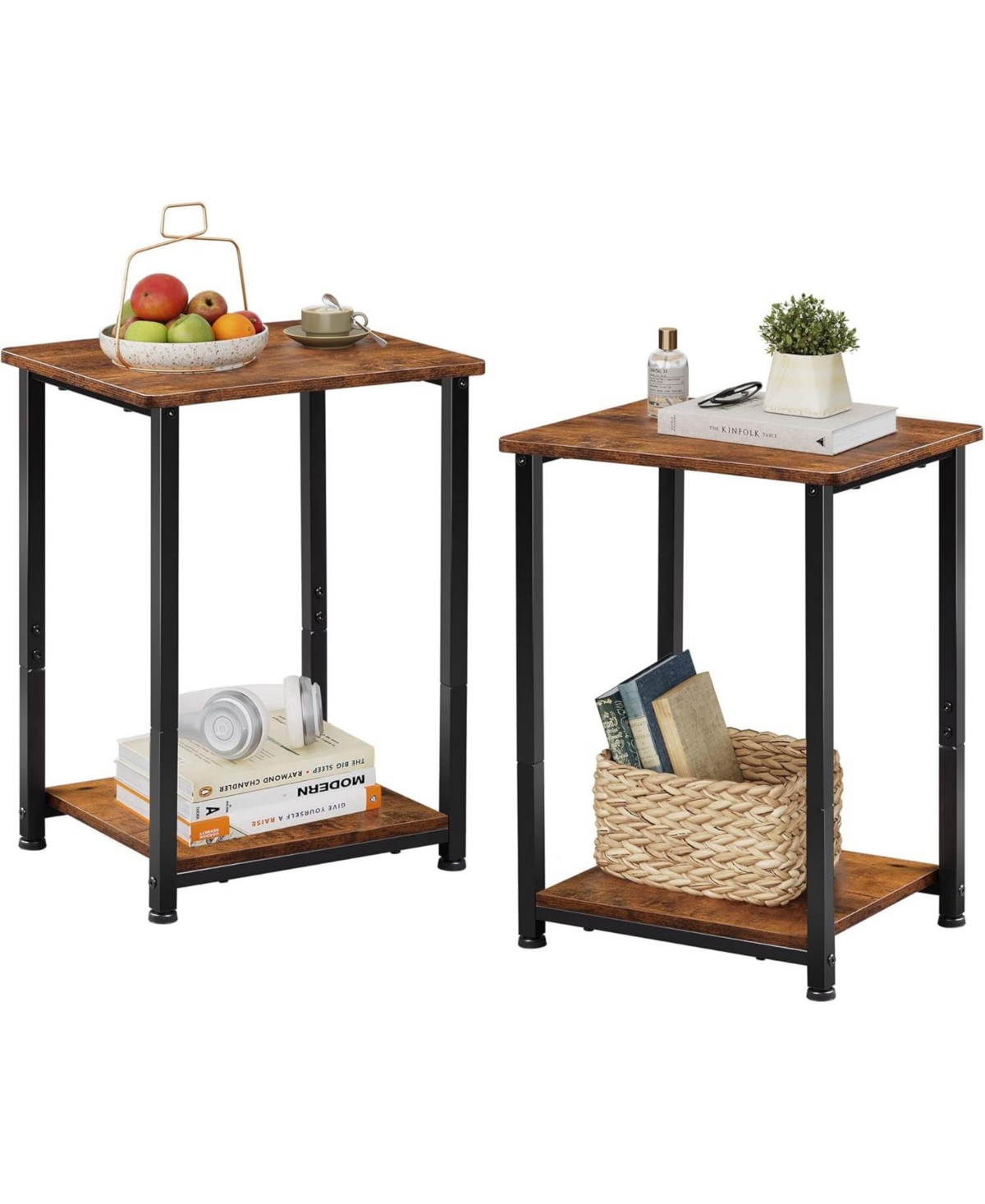 Click here for Wlive End Tables Set of 2  2-Tier Small Side Table... prices