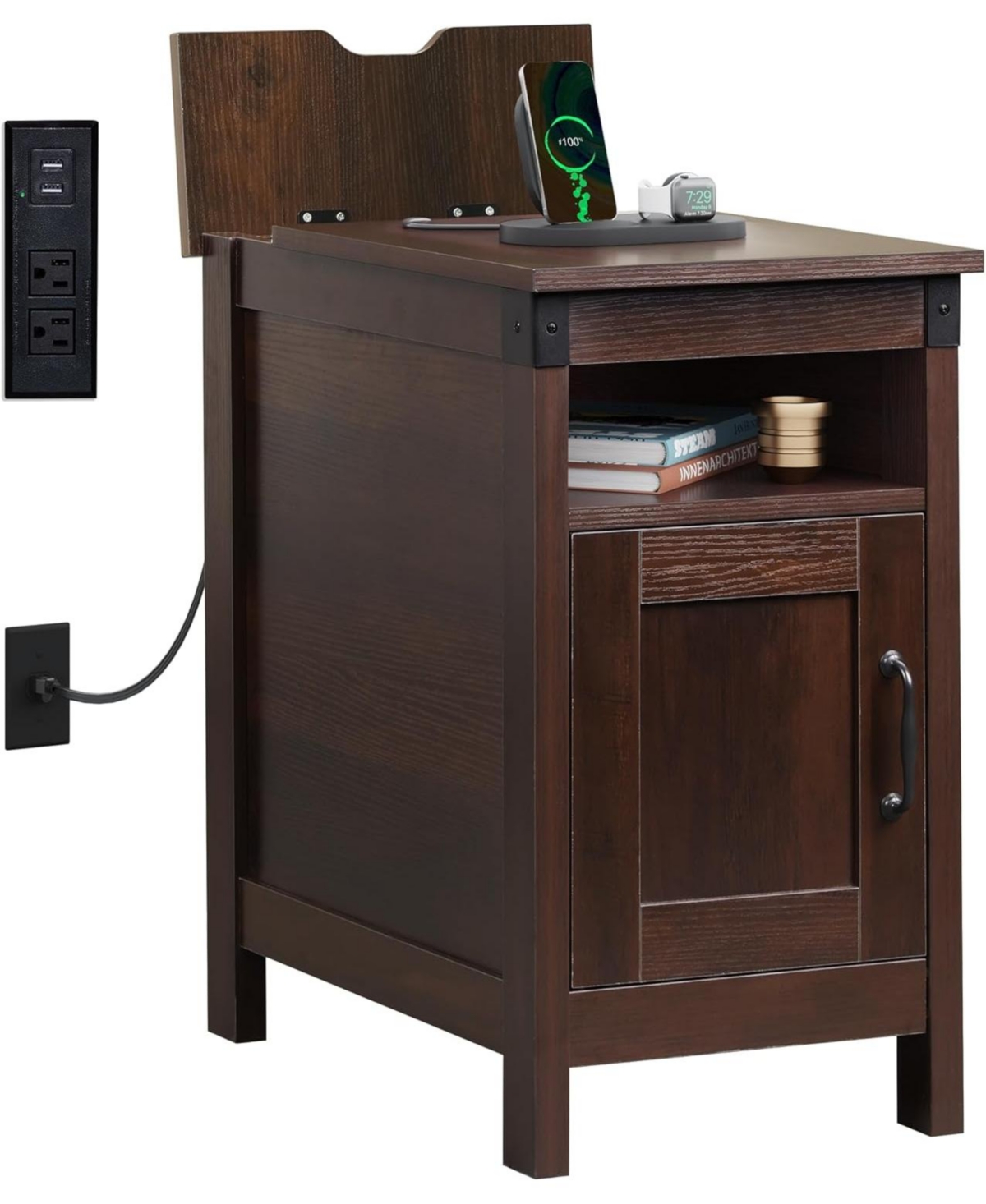 Click here for Wlive End Table with Charging Station  Side Table... prices