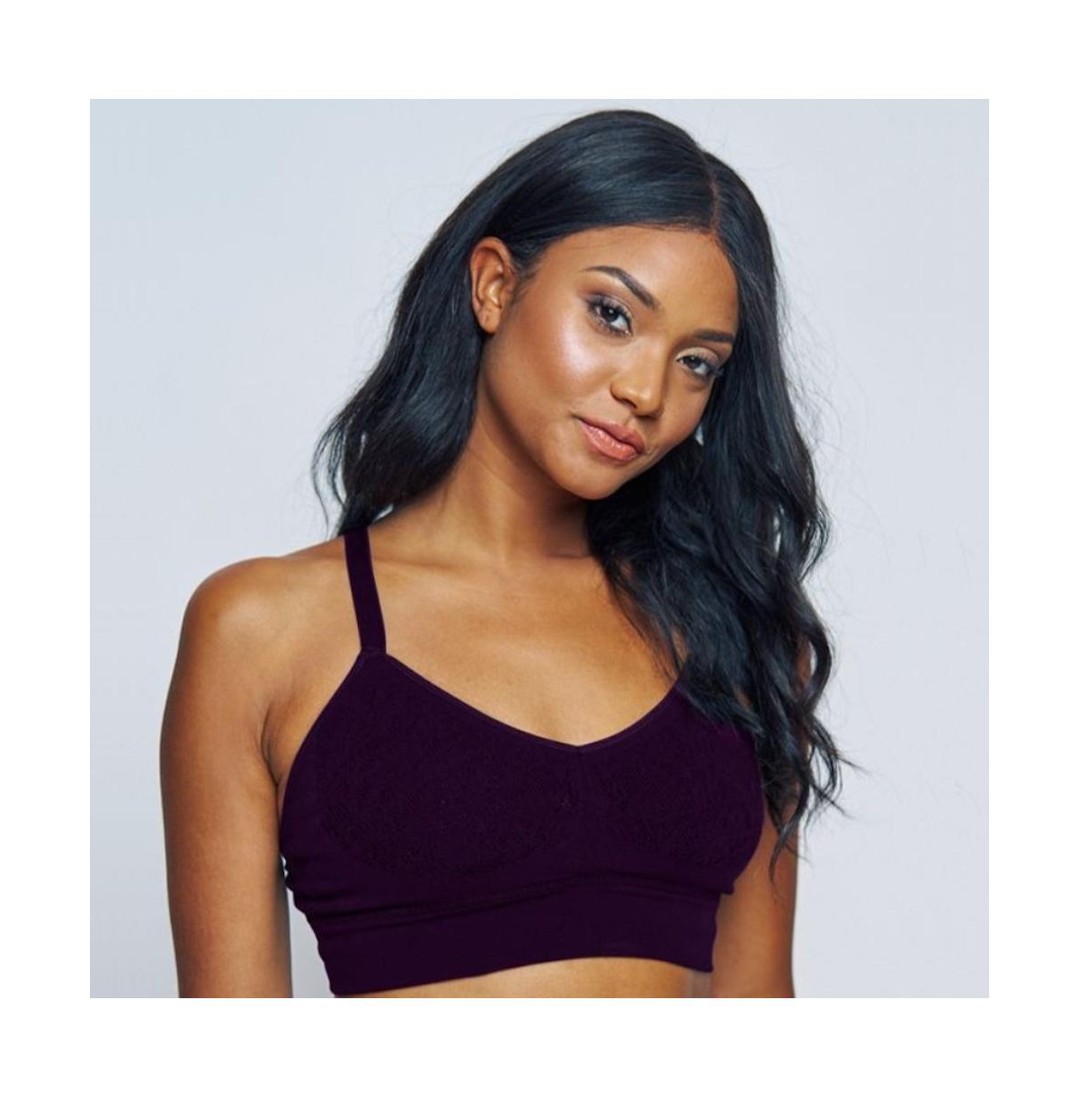Click here for Mindd Womens The Mid V Lined Wire-free Bra - Legen... prices