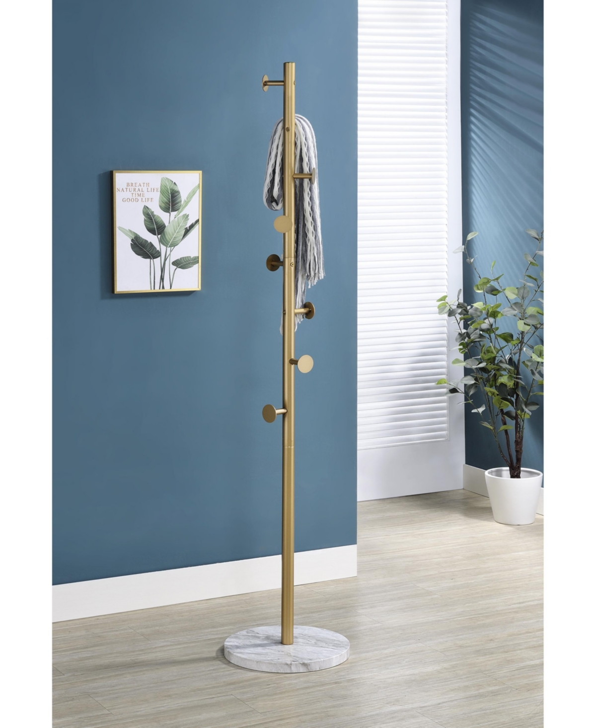 Click here for Kings Brand Furniture Freestanding Metal Hall Tree... prices