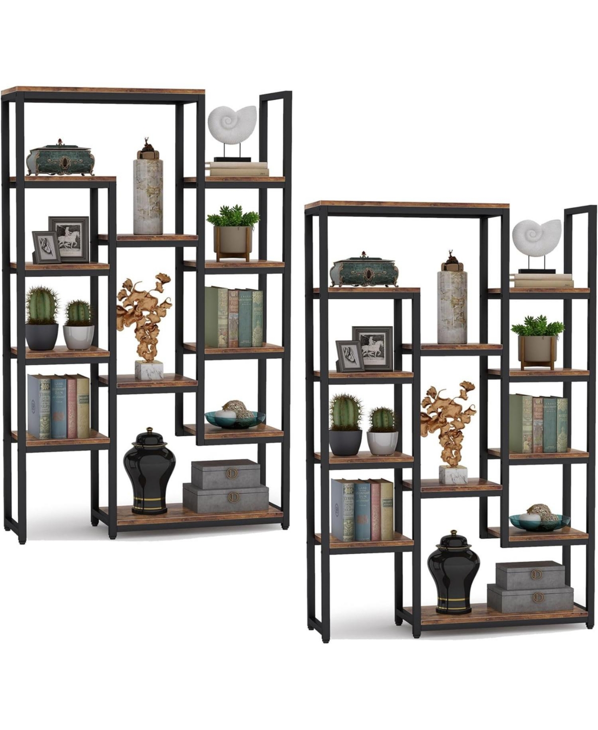 Click here for Tribesigns 12-Shelf Display Shelves Book Storage O... prices