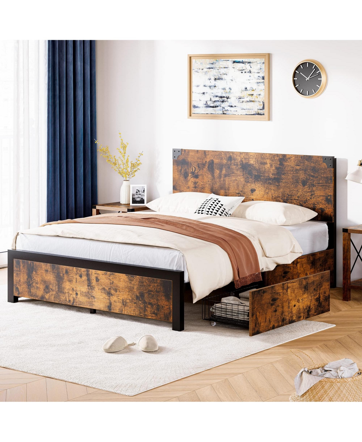 Click here for gaomon Queen Bed Frame  Platform Queen Size Bed Fr... prices